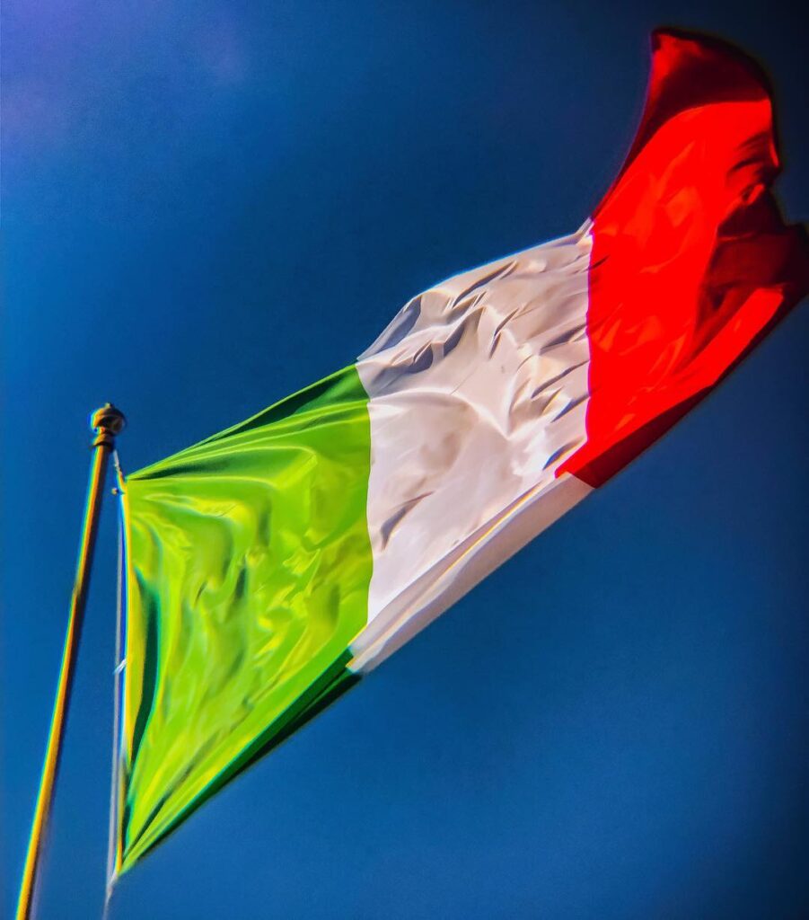 I colori della bandiera Italiana